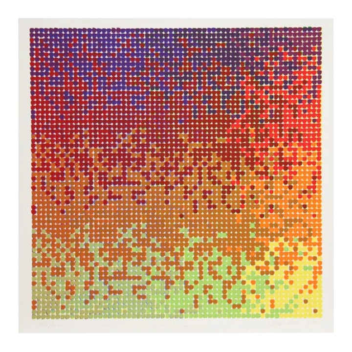 1970s David Roth Signed and Numbered Edition Screenprint 'Untitled 25 ...