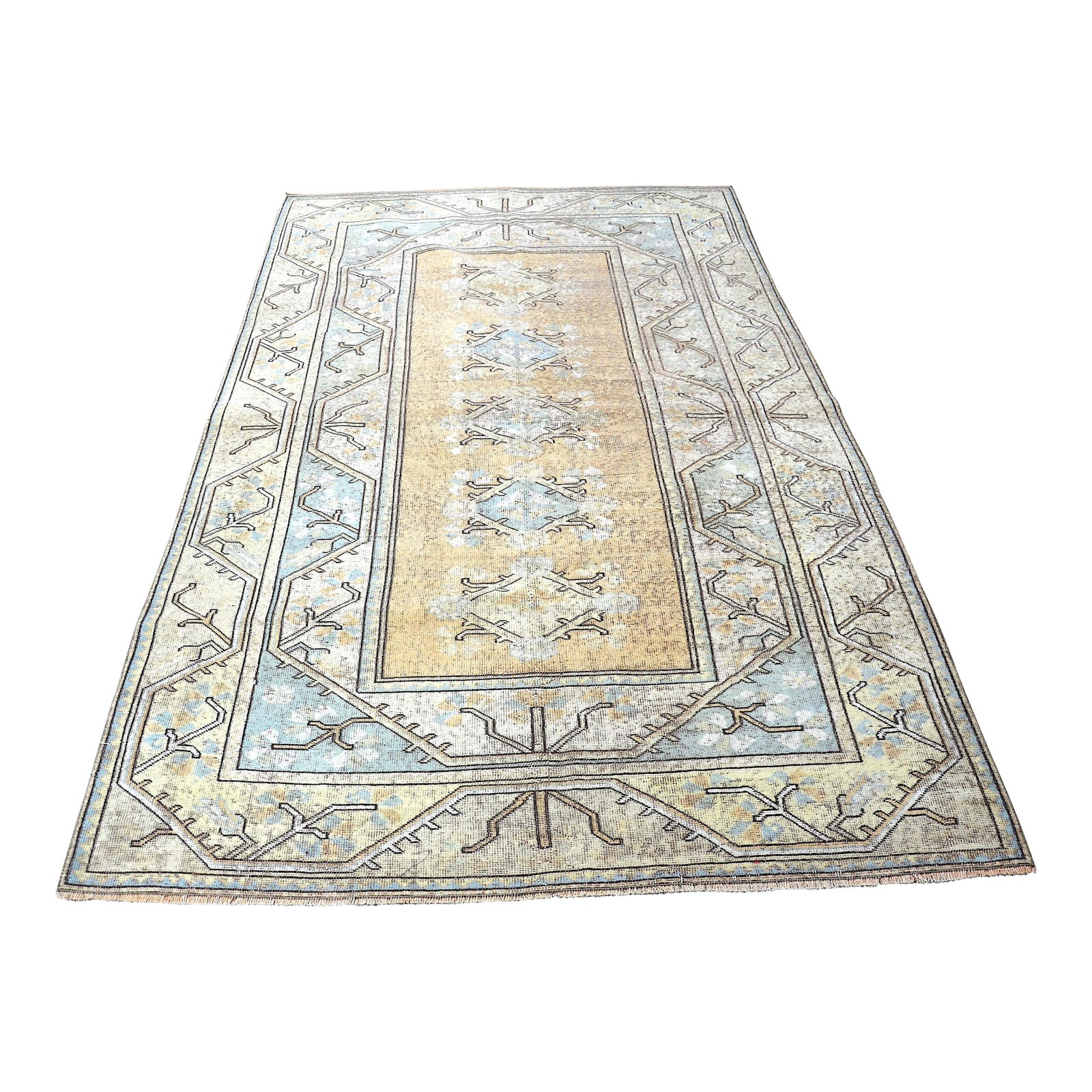 Turkish Traditional Handmade Rug | Chairish