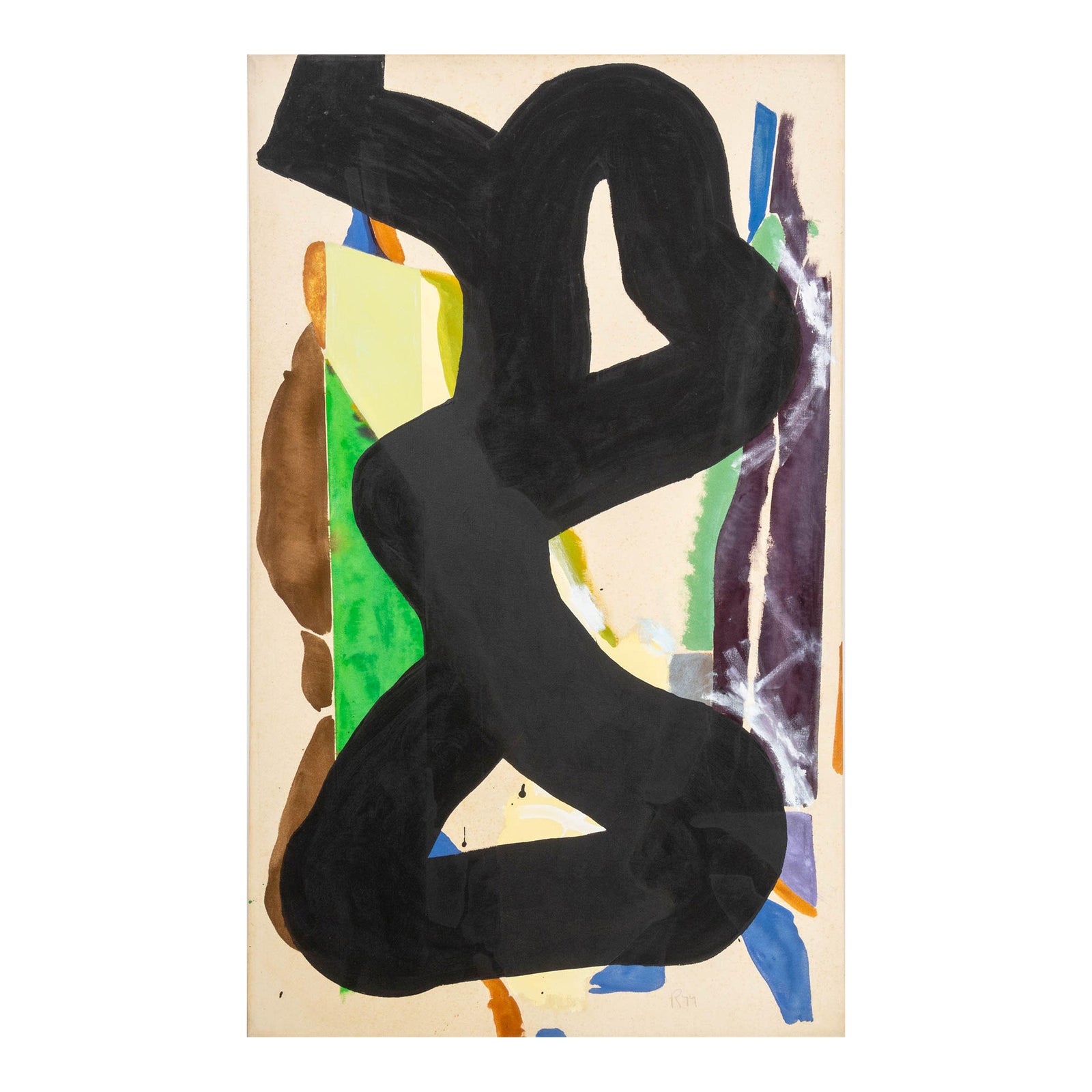 Jack Roth Untitled Acrylic on Canvas, 1977 | Chairish