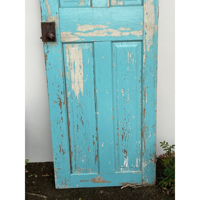Vintage French Country Blue Door ~ Interior Rustic Distressed Farmhouse ...