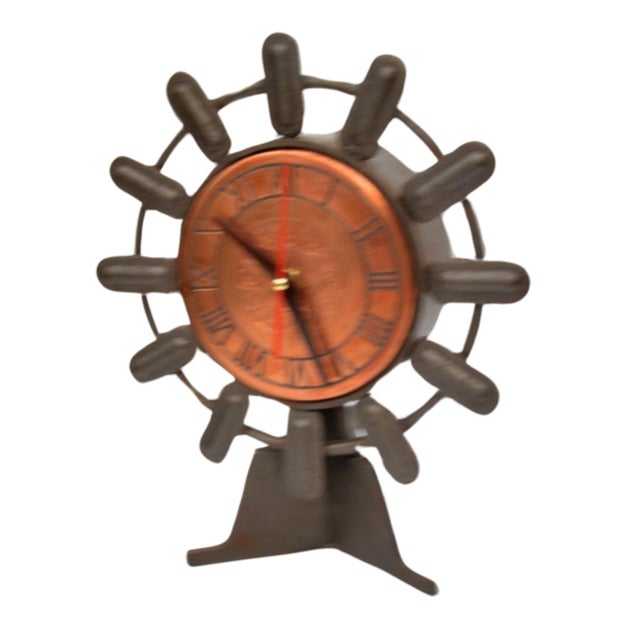 Modernist Mantel Clock, Weimar Germany 1970s. | Chairish
