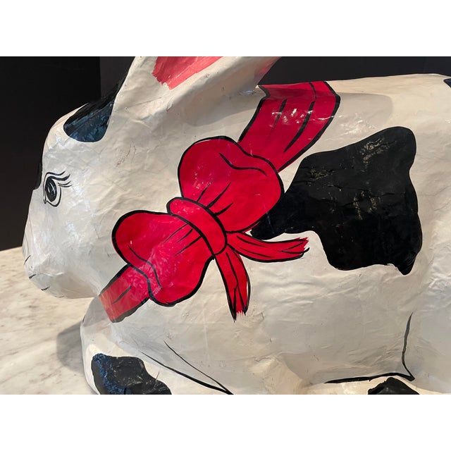 Large Papier-Mâché Bunny | Chairish