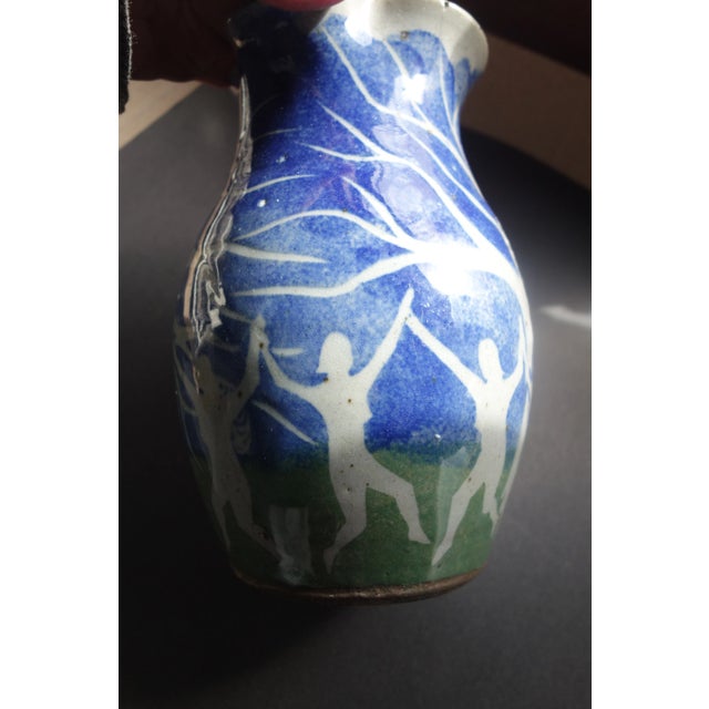 1990s Naked Ladies Dancing in Moonlight Pitcher, Signed | Chairish