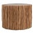 Natural Wood Round Twig Coffee Table | Chairish