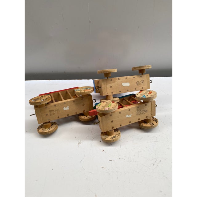 1970s Hand Made Circus Train Toy | Chairish