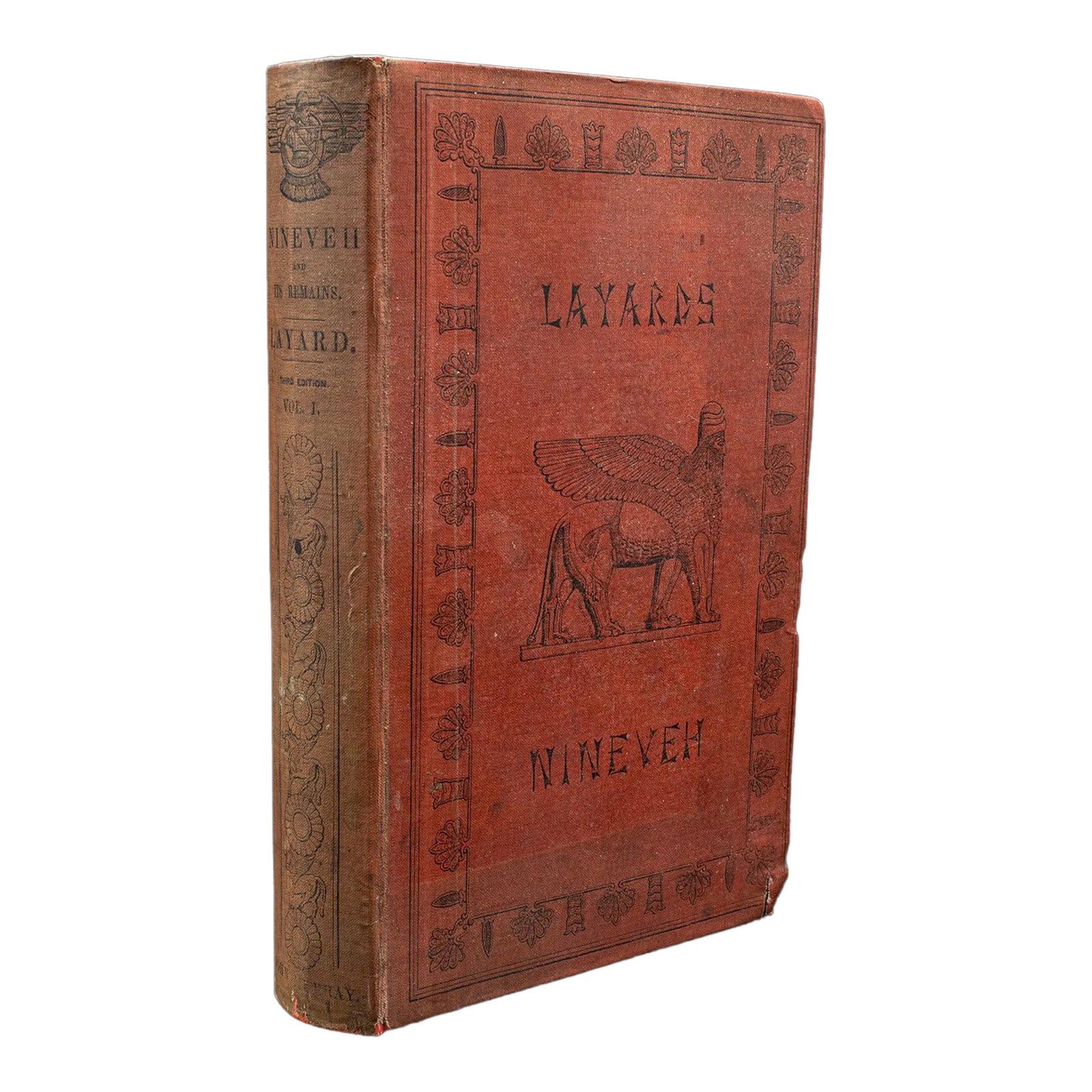 1849's Antique 2nd Edition Nineveh & Its Remains Vol.1 Book | Chairish