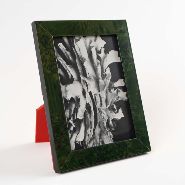 Vintage Green Wood Frame | Chairish
