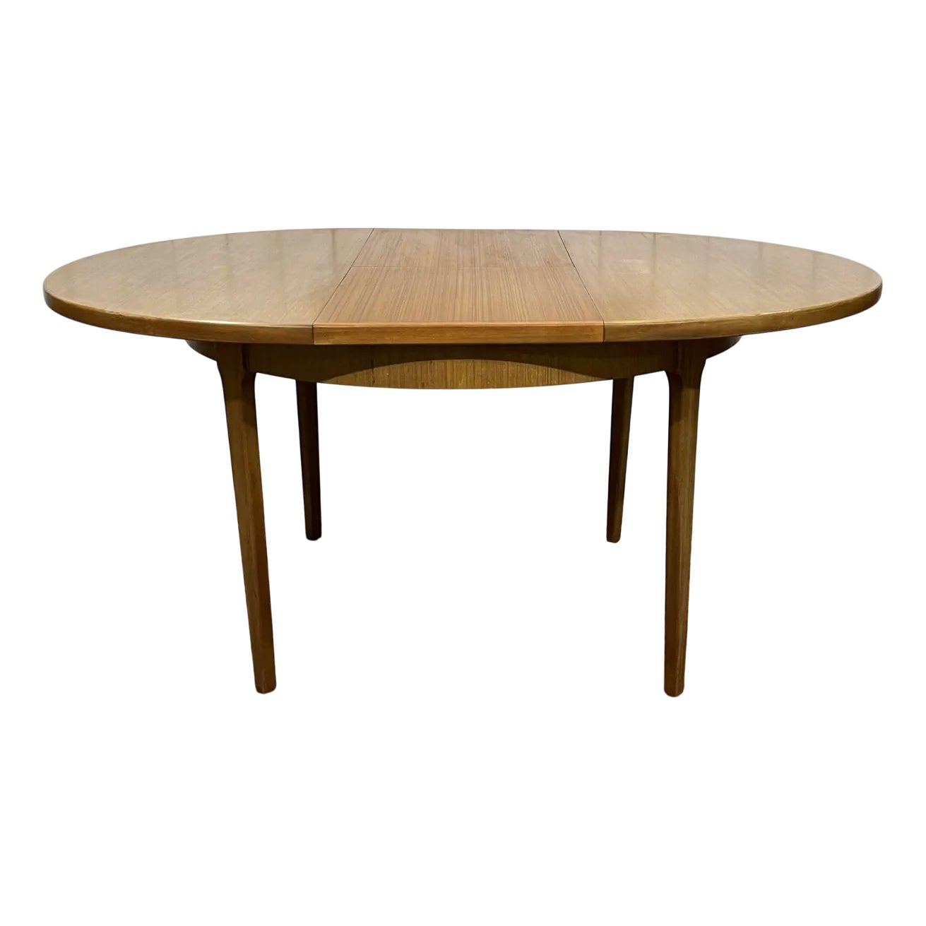 English Round Table with Butterfly Extension, 1970s | Chairish