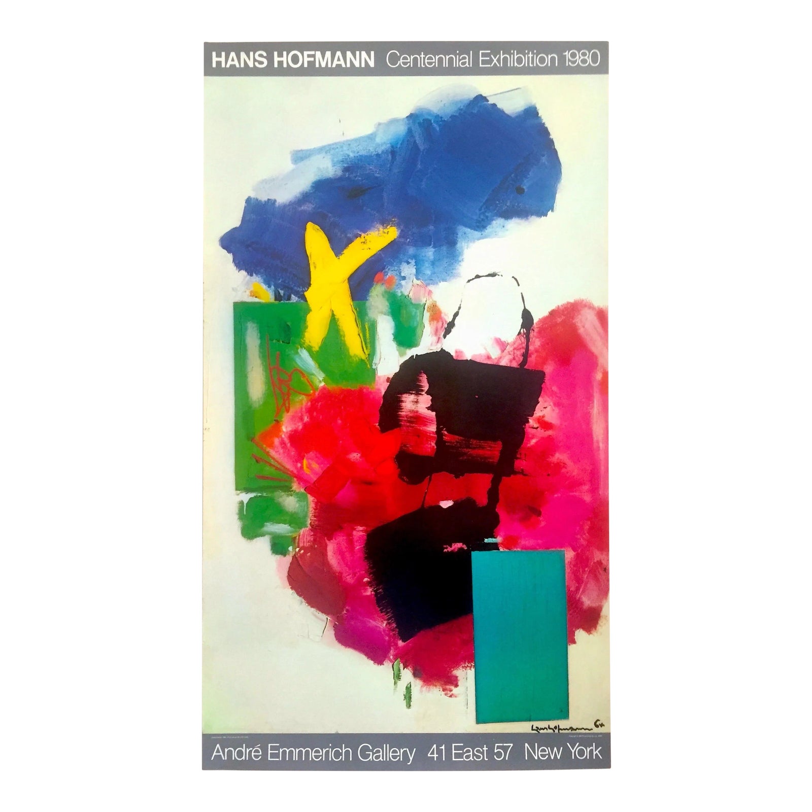 Hans Hofmann Vintage 1980 Abstract Expressionist Lithograph Print ...