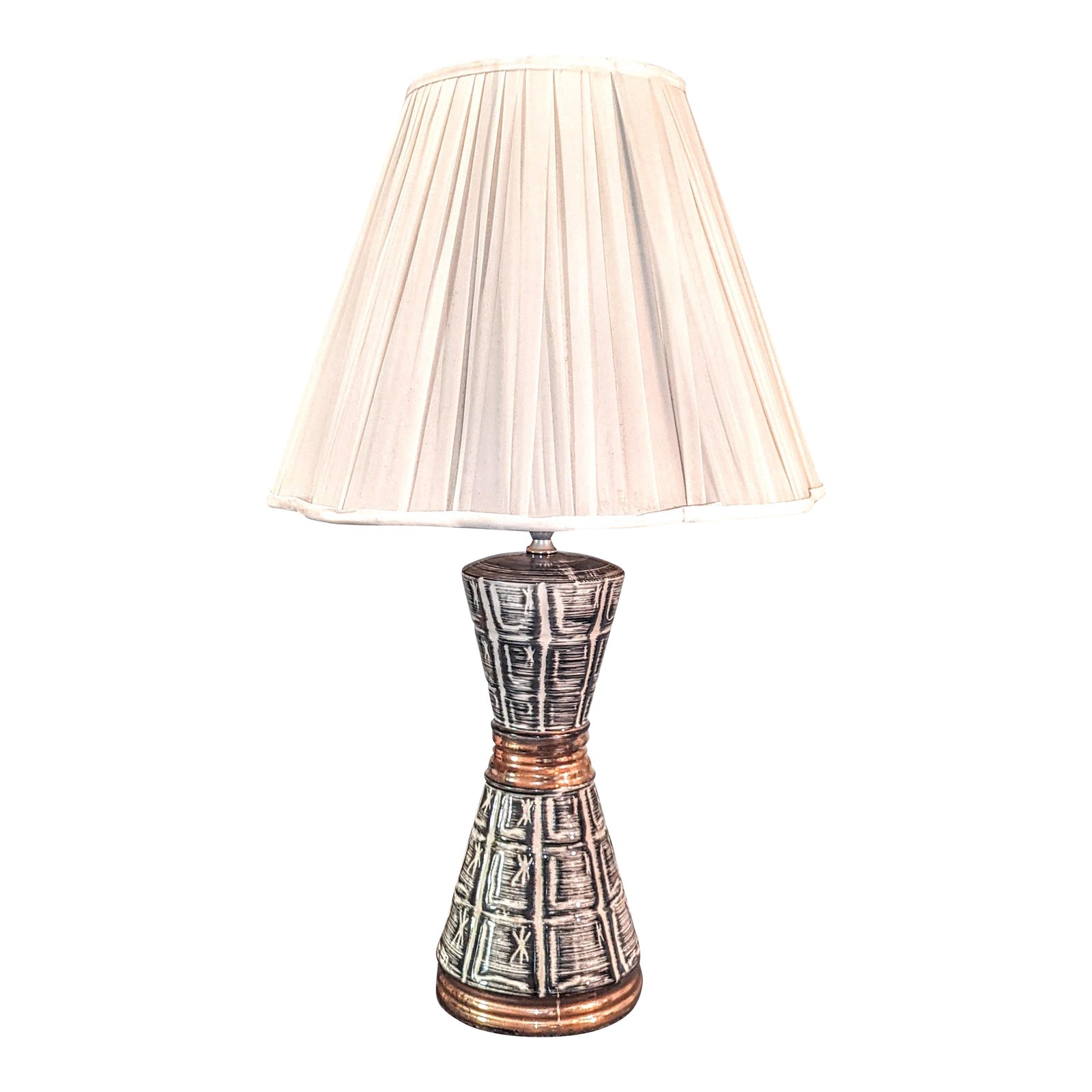Mid 20th Century Hollywood Regency Atomic Age Table Lamp | Chairish