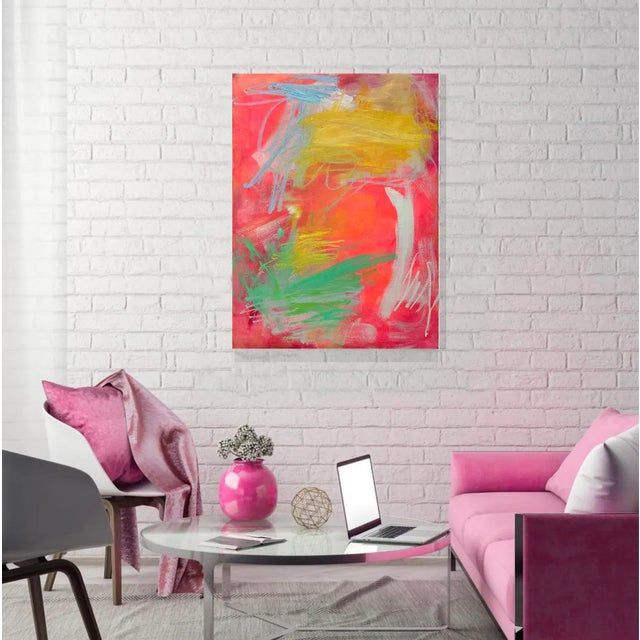 "Let's Party" by Trixie Pitts Abstract Expressionist Oil Painting ...