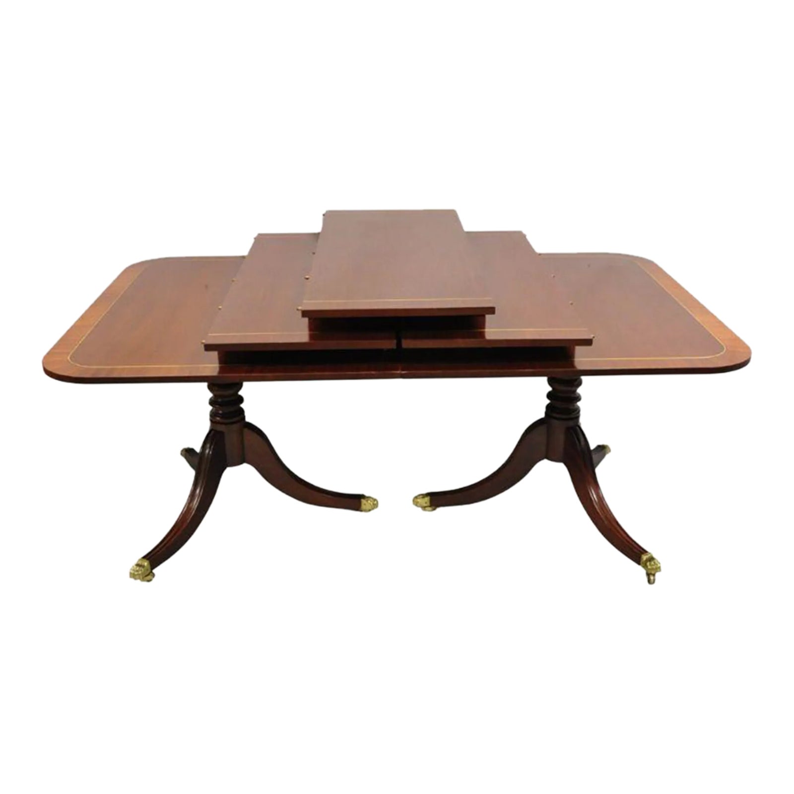 Late 20th Century Baker Williamsburg Colonial 8839 Mahogany Federal ...