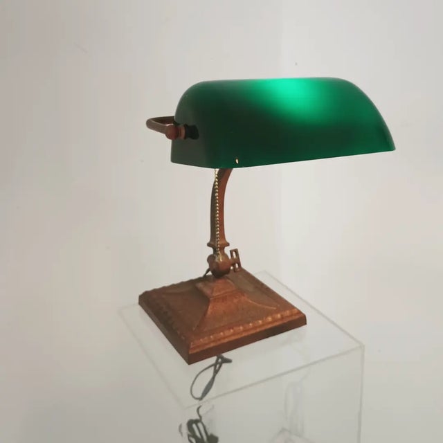1930s-40s Banker Desk Lamp | Chairish