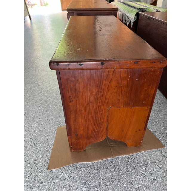 Antique Primitive Pine Trunk,circa 1850 | Chairish