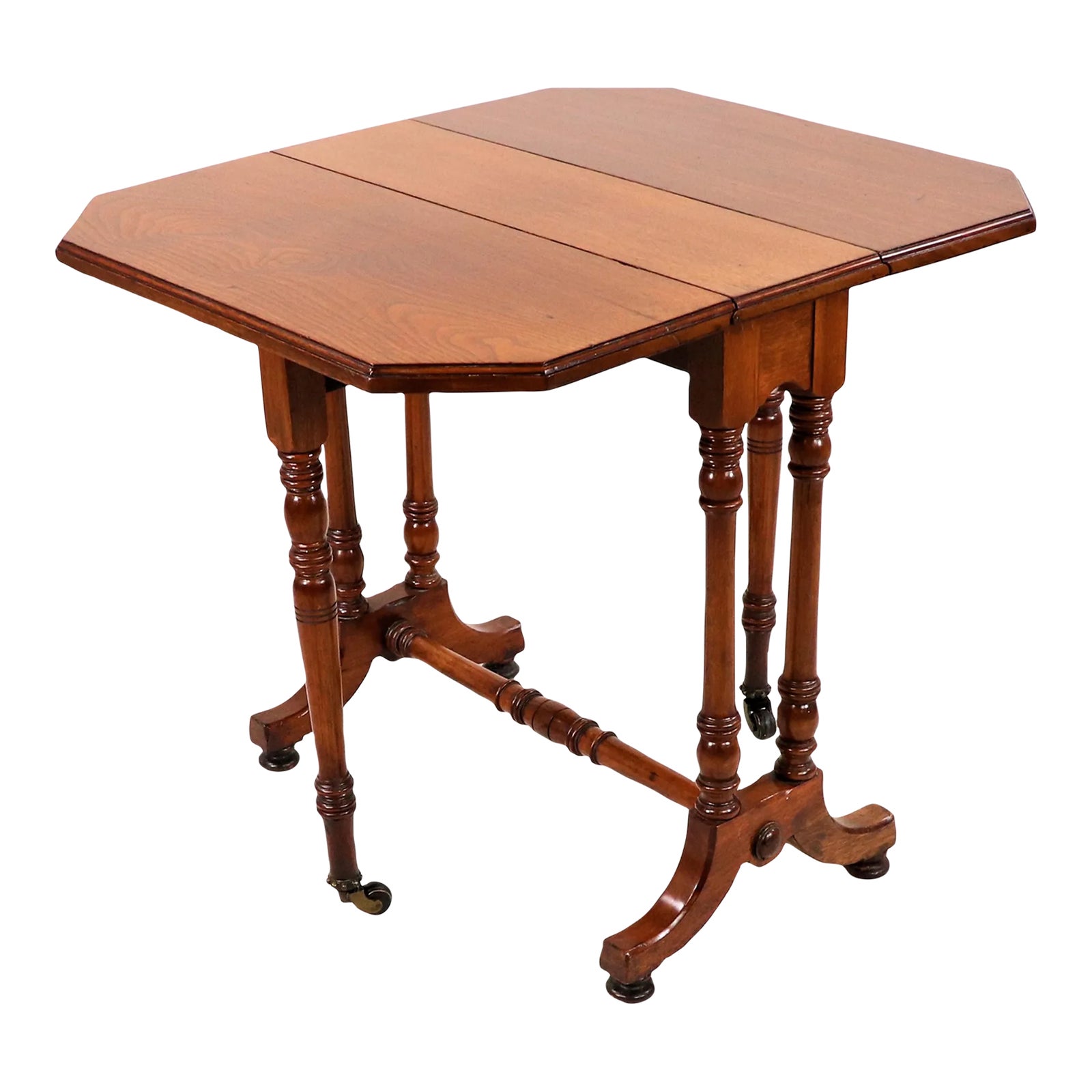 Circa 1890 English William and Mary Style Walnut Sutherland Table ...