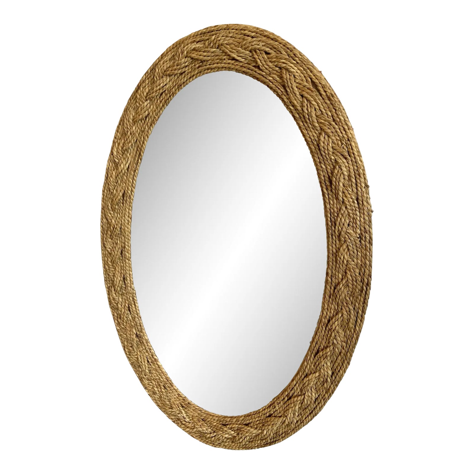 Oval Rope Mirror | Chairish