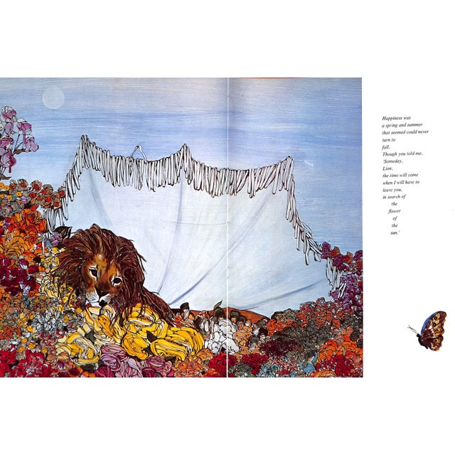 "Lion and Blue" 1974 Favra, Robert | Chairish