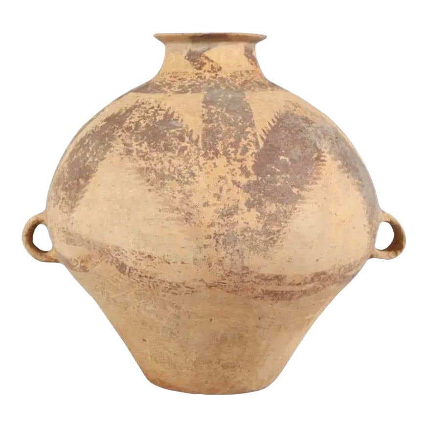 Chinese Neolithic Painted Pottery Jar, Machang Period #4 | Chairish