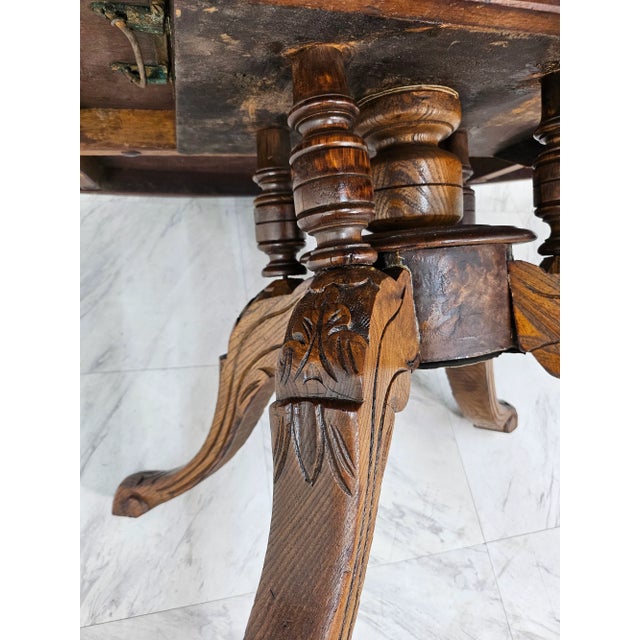 1900s Oval Coffee Table | Chairish