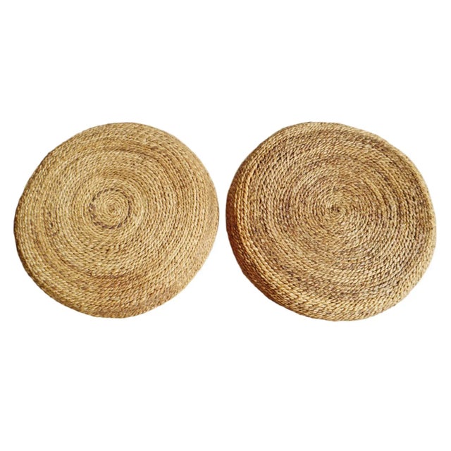 Banana Leaf Donut Ottoman | Chairish