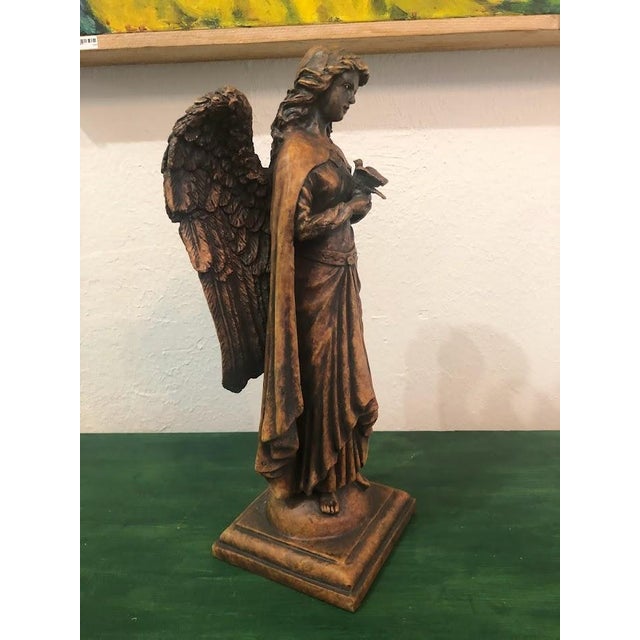 19th Century Angel Standing Statue | Chairish