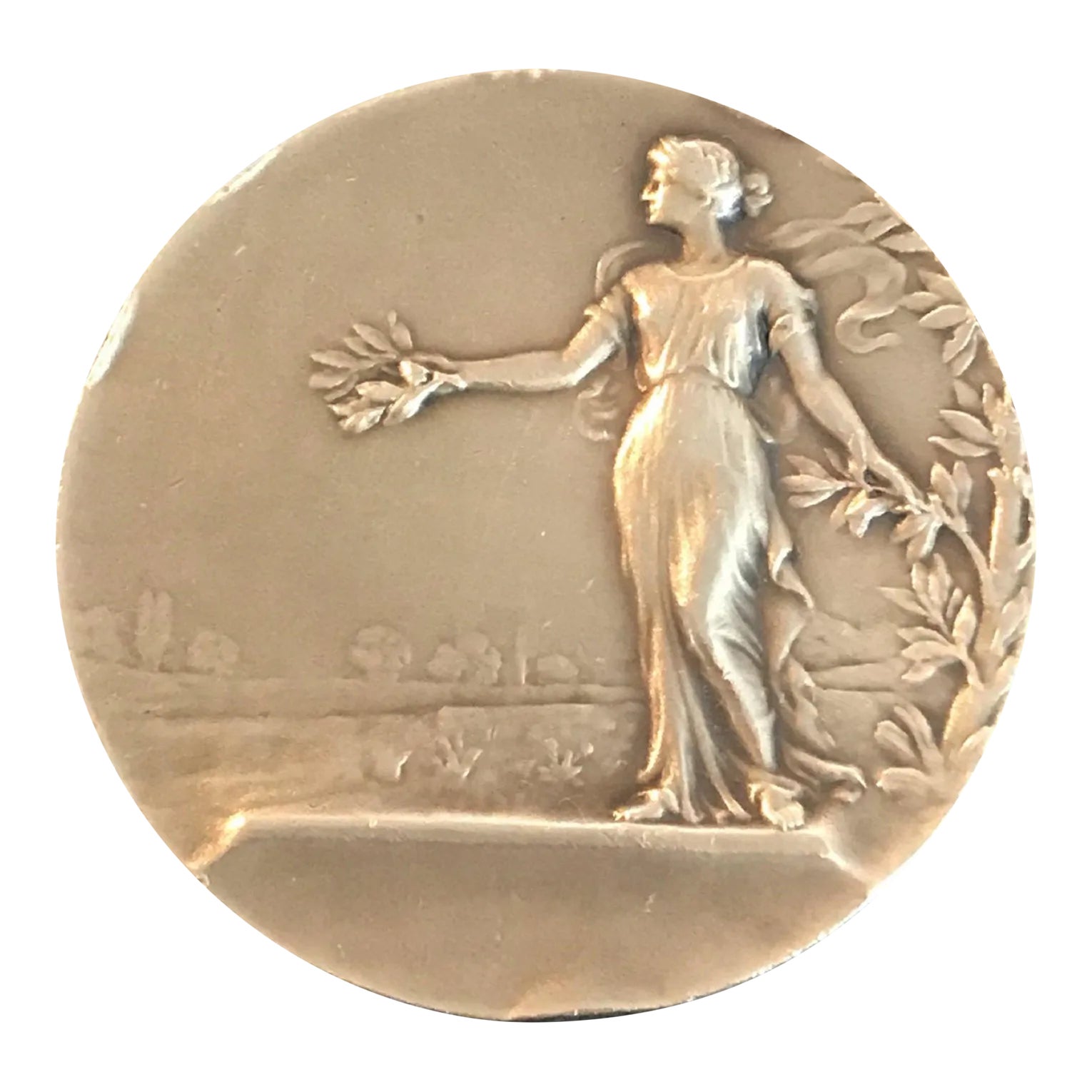 1930s Bronze French Medal: Association Philotechnique (The Arts) De ...