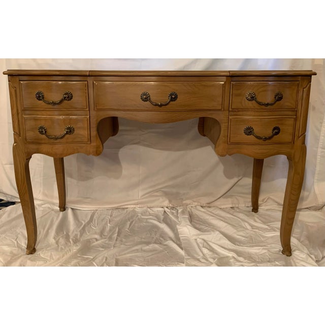 1950s Vintage Makeup Table Vanity | Chairish