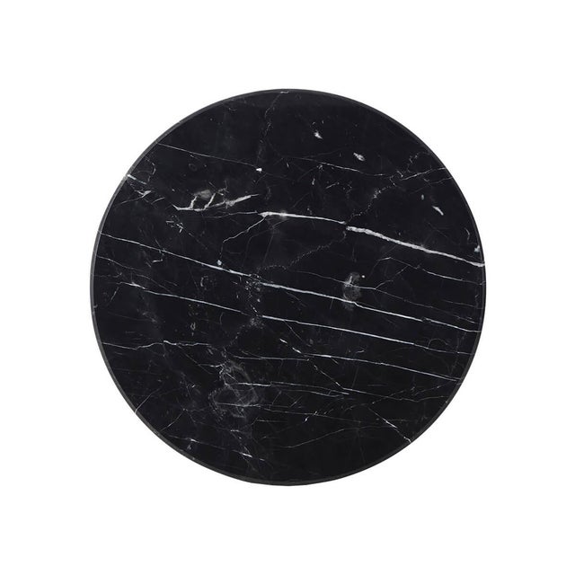 Modern Marble Top Side Table | Chairish