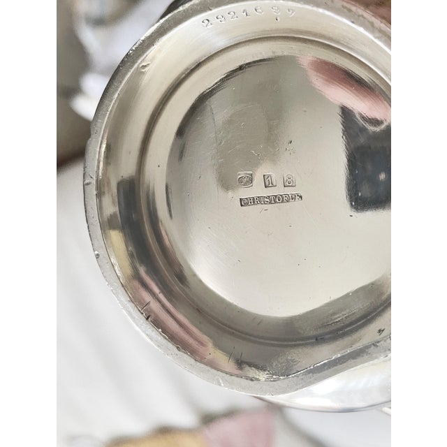 Antique Christofle Silver Milk Pitcher From Grand Hotel Paris | Chairish