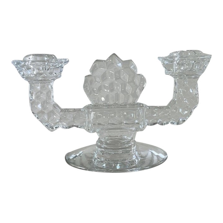 Vintage Art Deco Inspired "American" Double Candlestick Holder by ...