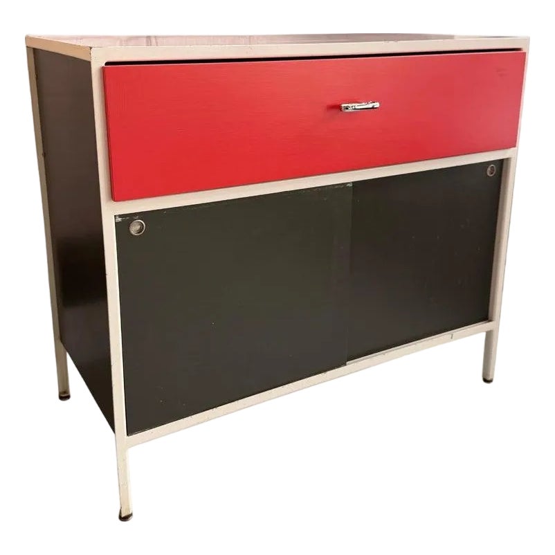 George Nelson Steel Frame Cabinet Model 4036 for Herman Miller | Chairish