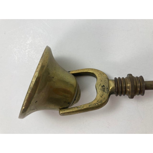 Antique Large Ornate Brass Victorian Candle Snuffer | Chairish
