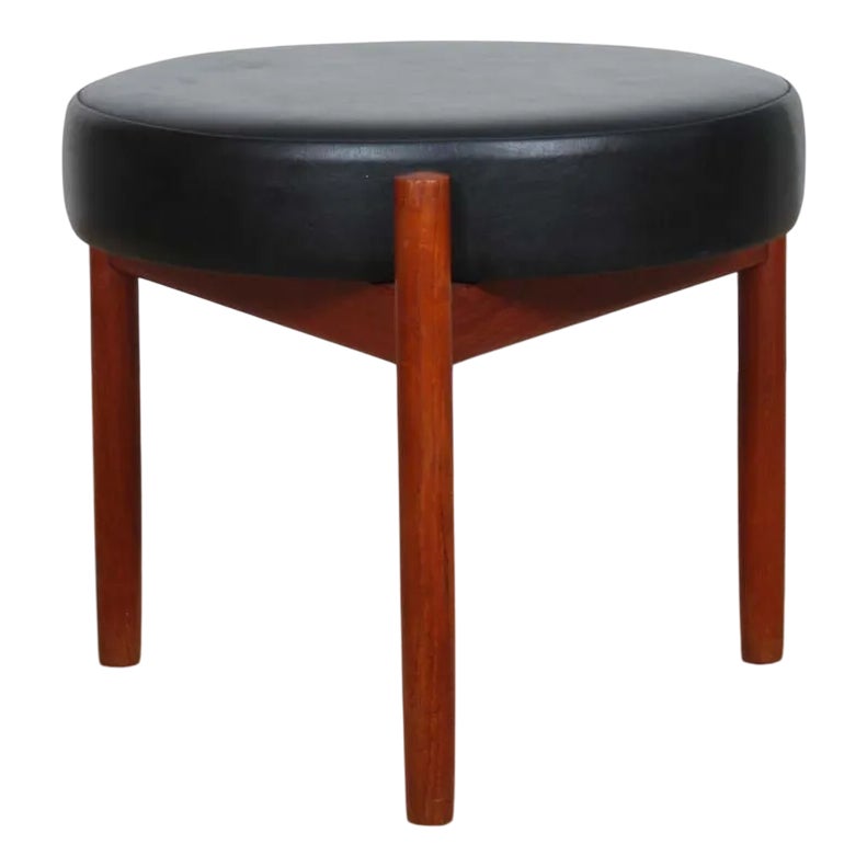Scandinavian Stool by Hugo Frandsen for Spottrup, 1960 | Chairish