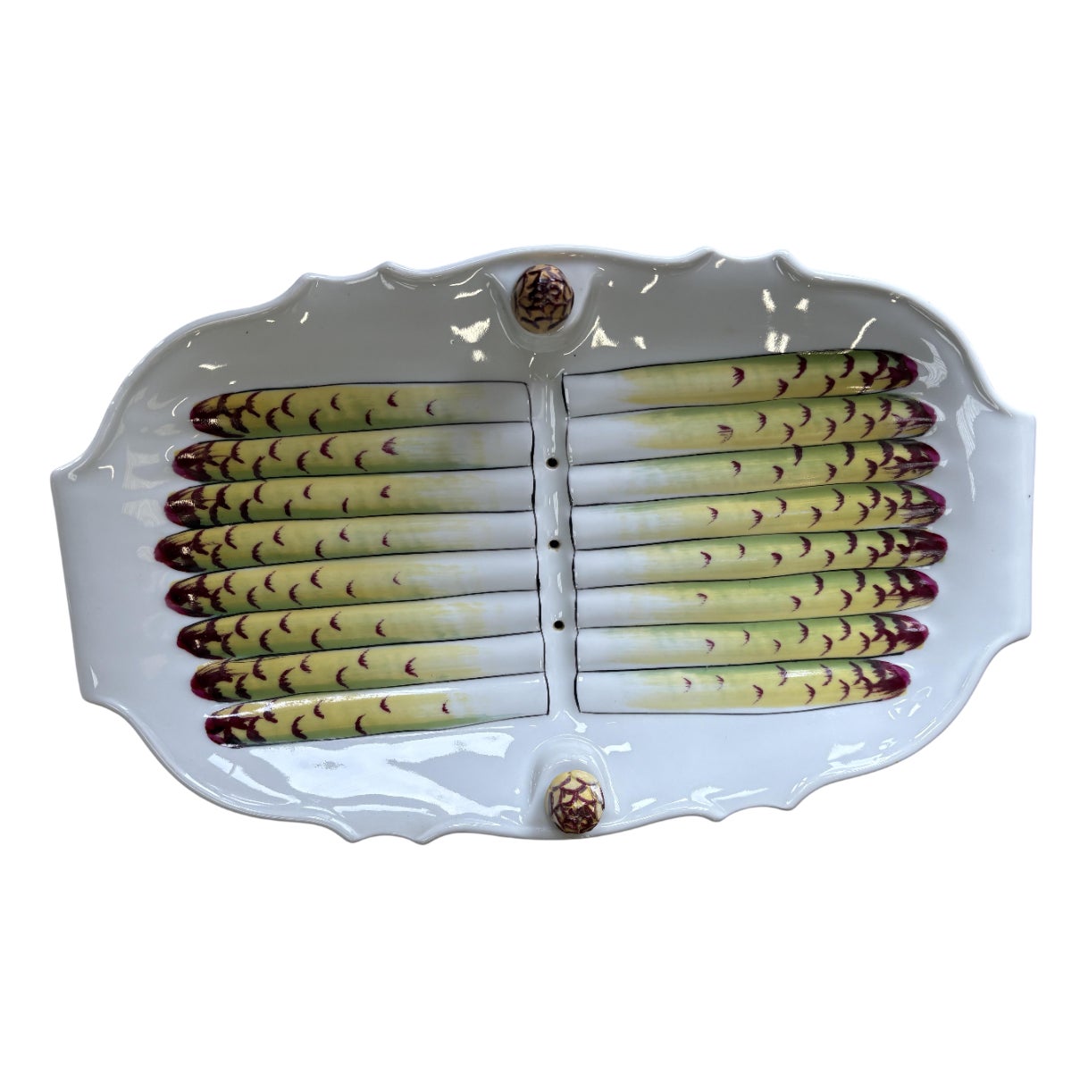 Antique Porcelain Asparagus Dish from Pates & Cie, Limoges, France ...