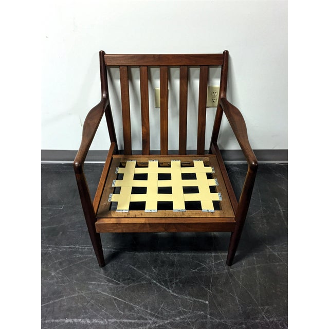 Folke Ohlsson Dux Sweden Mid Century Danish Modern Teak Lounge Chair ...