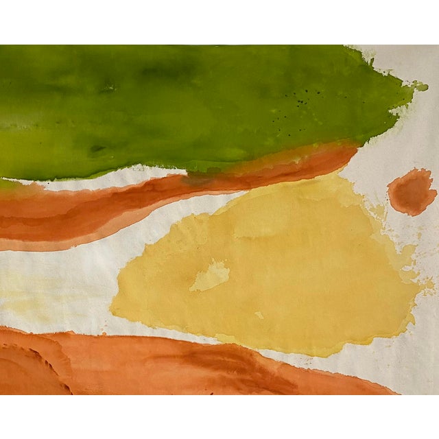 "Untitled 5" Contemporary Abstract Expressionist Color Field Acrylic ...