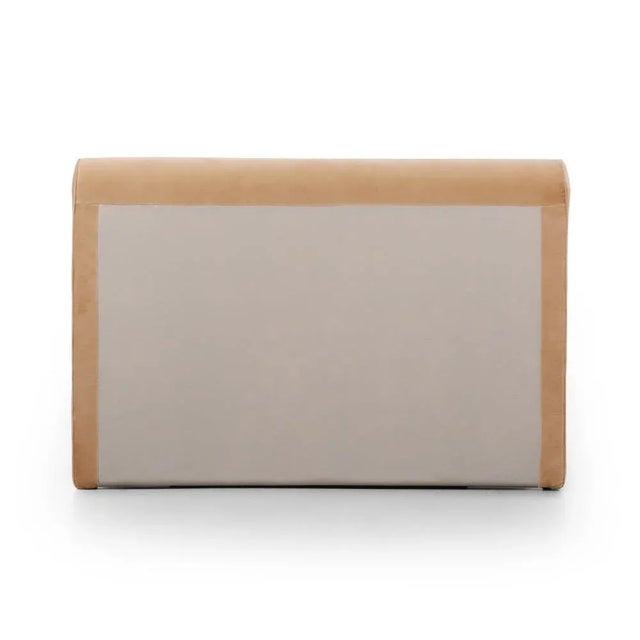 Mitchell Queen Bed, Surrey Camel | Chairish