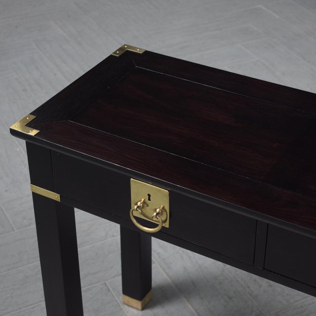 Vintage White Oak Console Table: Timeless Elegance & Craftsmanship ...