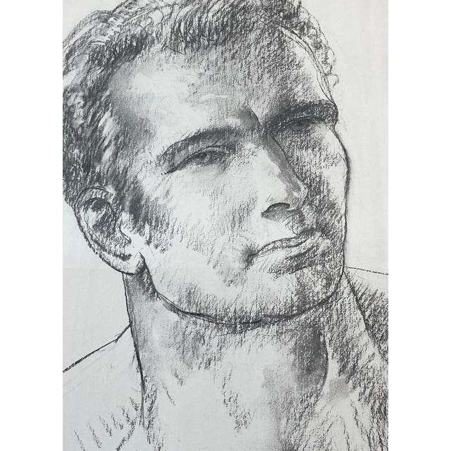 Leon Kroll Original Graphite Portrait of a Young Man C.1940 | Chairish