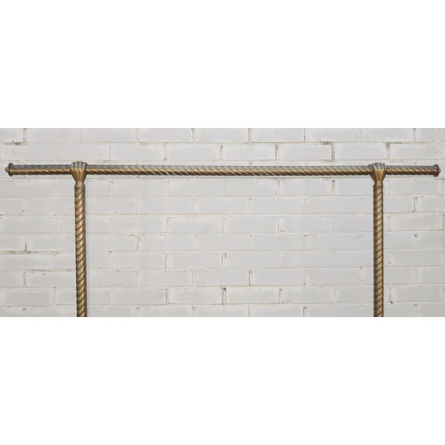 Brass Hand Clothing Rack Stand, 1950's | Chairish