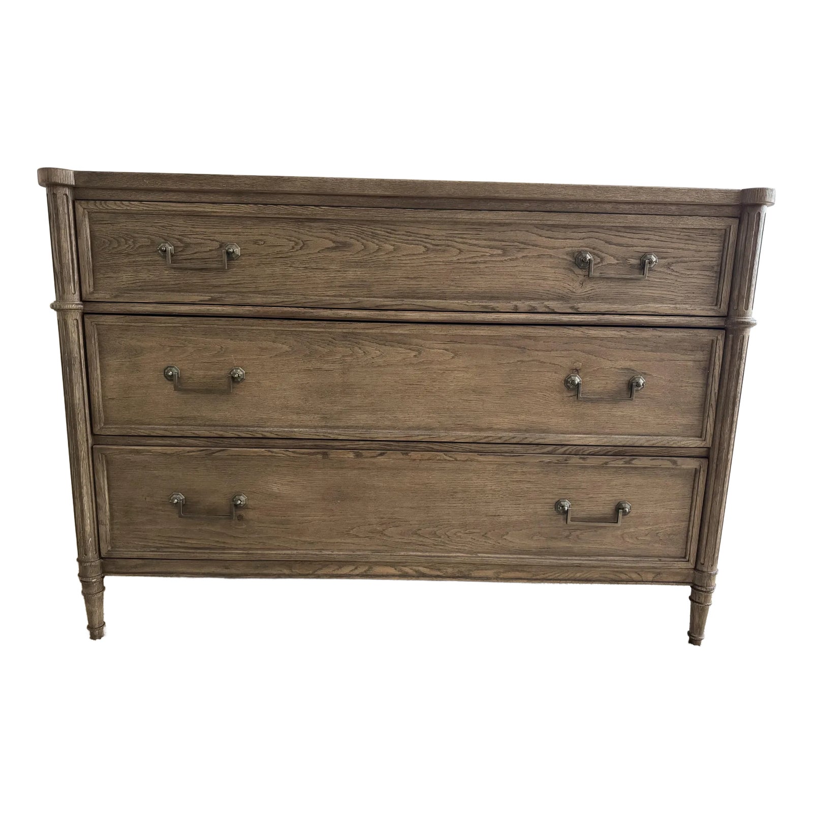 Jonathan Charles Kalpa Louis XVI Drawer Chest – Stripped Chestnut ...