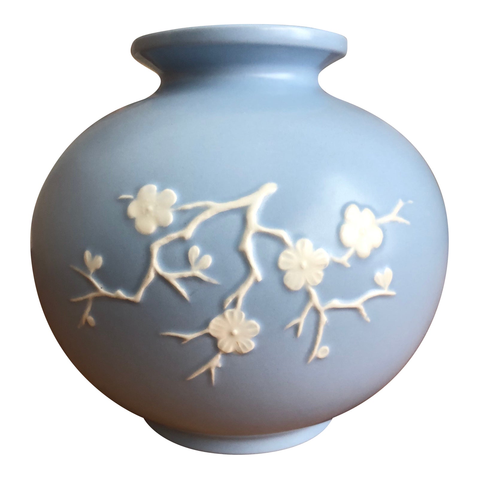 Vintage Copeland Spode Vase, Cherry Blossom Design | Chairish