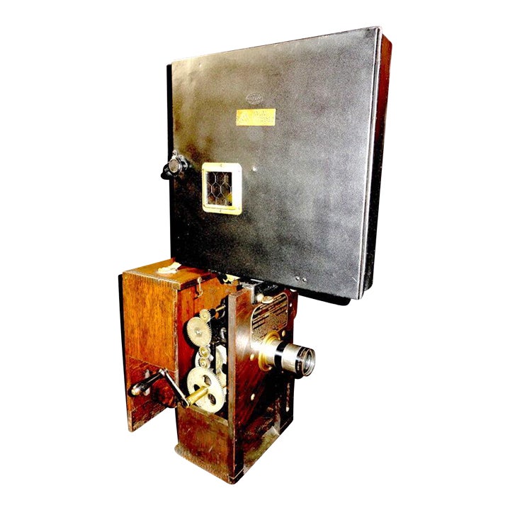 1910 Edison 35mm Projecting Kinetoscope, Hand Crank Patented 1897 ...