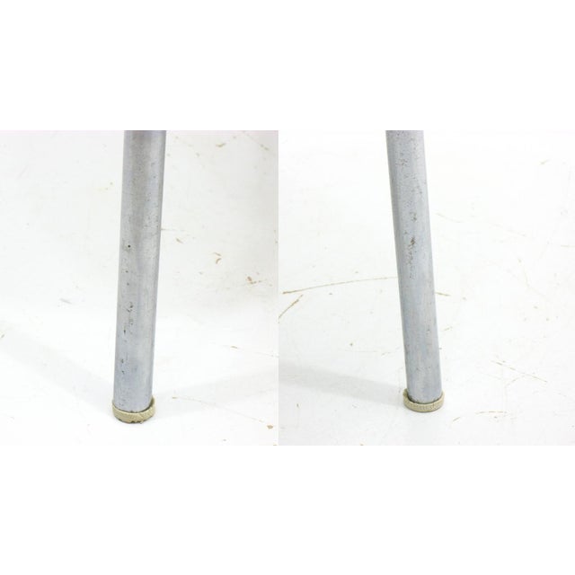 Mid-Century German Bauhaus Tubular Steel Stool from Mauser Werke | Chairish