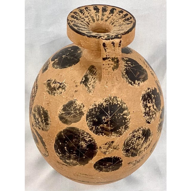 119th Century Greek Grand Tour Terracotta Aryballos (Oil Flask) | Chairish