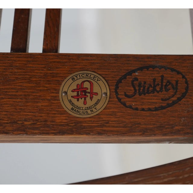 Stickley Prairie Style Mission Oak Rocker | Chairish