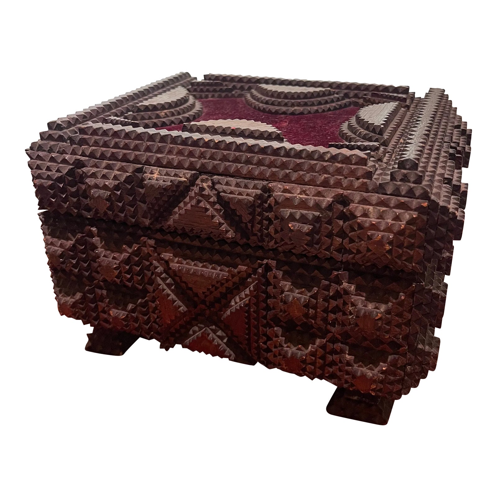 Vintage 1930’s Tramp Box | Chairish