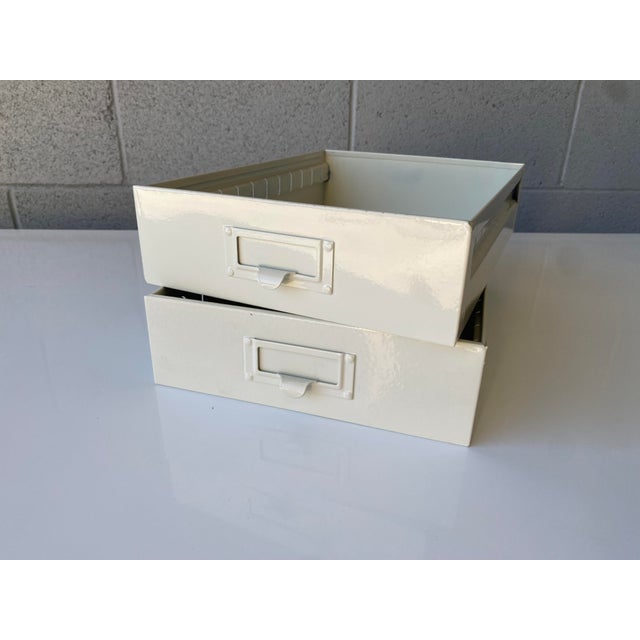 Mid Century Steel Drawer Insert, Repurposed as Organizer / Container ...