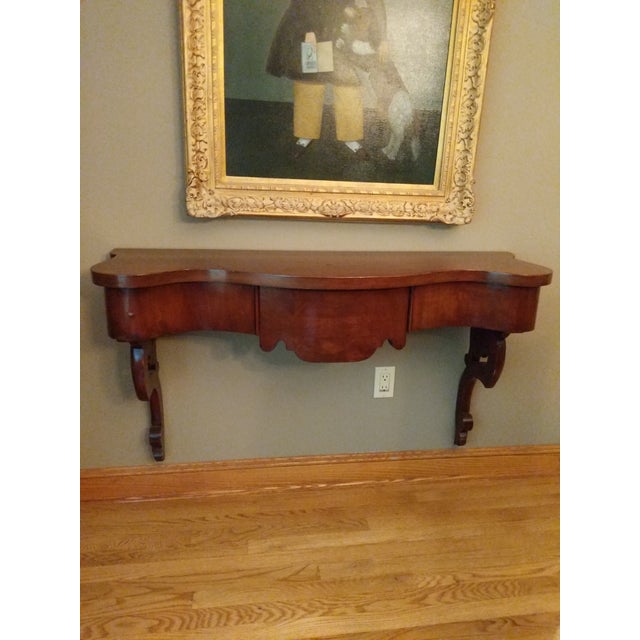 English Cherry Console Table | Chairish