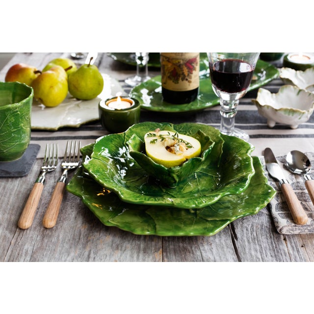 Vietri Foglia Stoneware Salad Plate from Kenneth Ludwig Home | Chairish